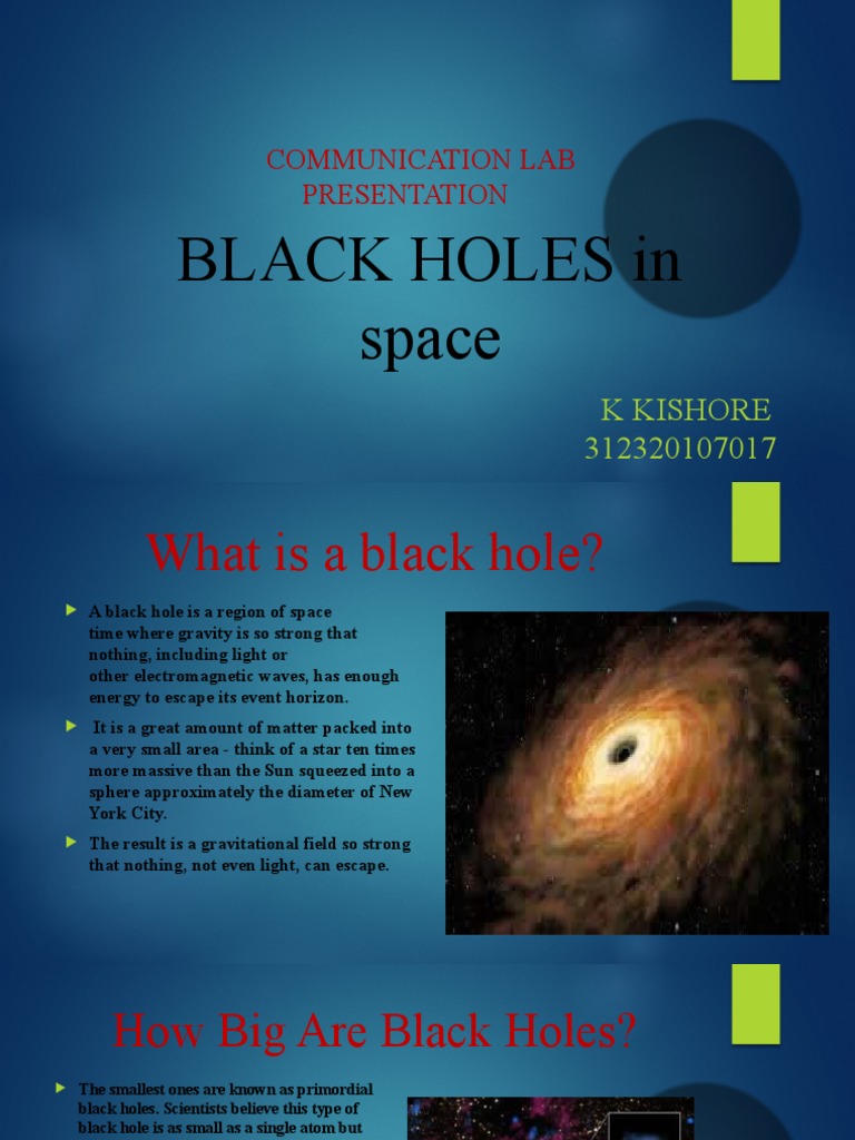Black Holes in Space | PDF | Black Hole | Stars