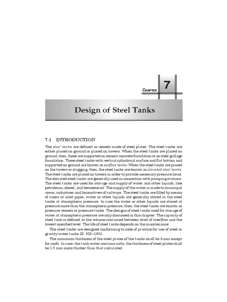 2.design of Steel Tanks | PDF | Rivet | Pipe (Fluid Conveyance)