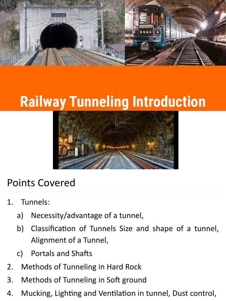 Tunnel Engineering Part 1 | PDF | Tunnel | Loader (Equipment)