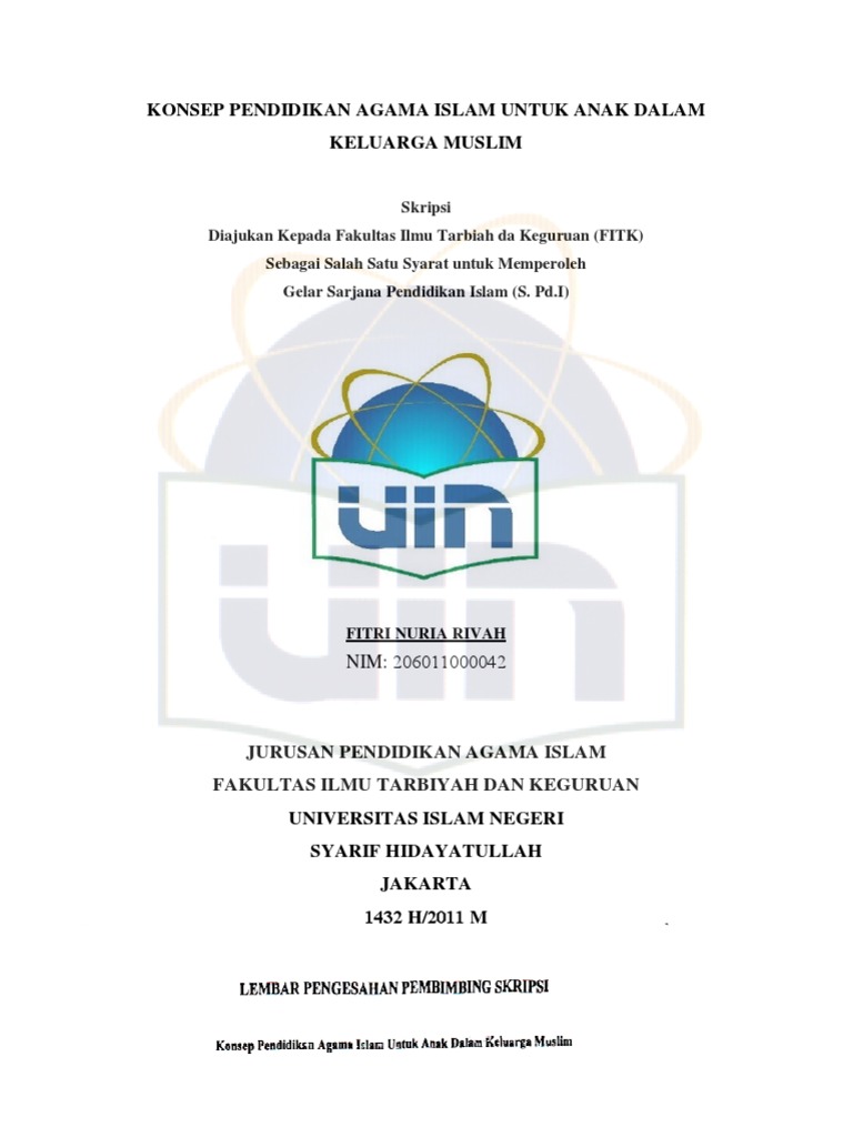Konsep Pendidikan Islma Dalam Keluarga | PDF | Karier & Perkembangan ...