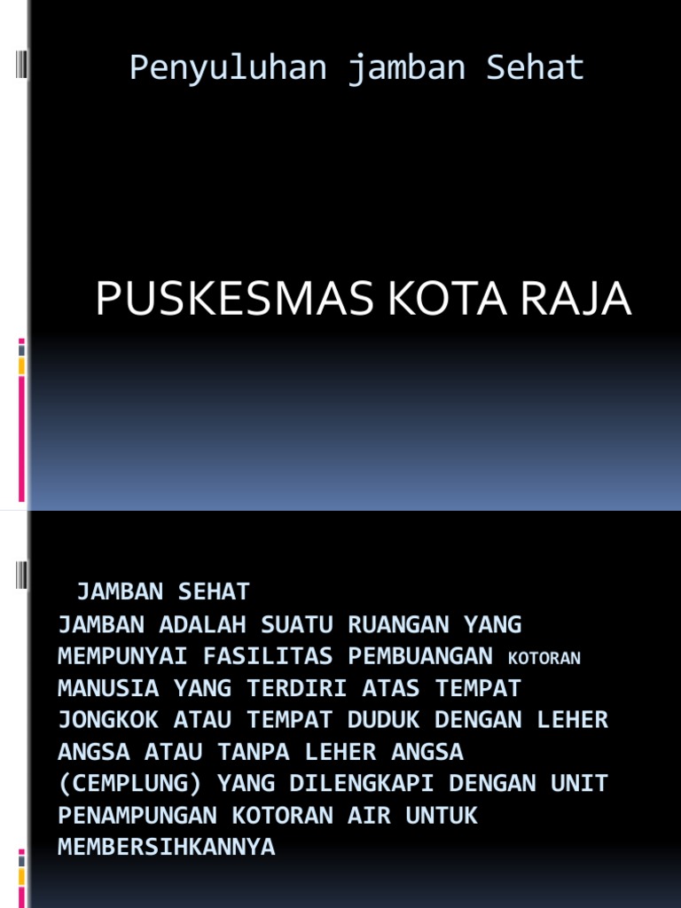 Jamban Sehat: Panduan dan Jenisnya | PDF | Sains & Matematika