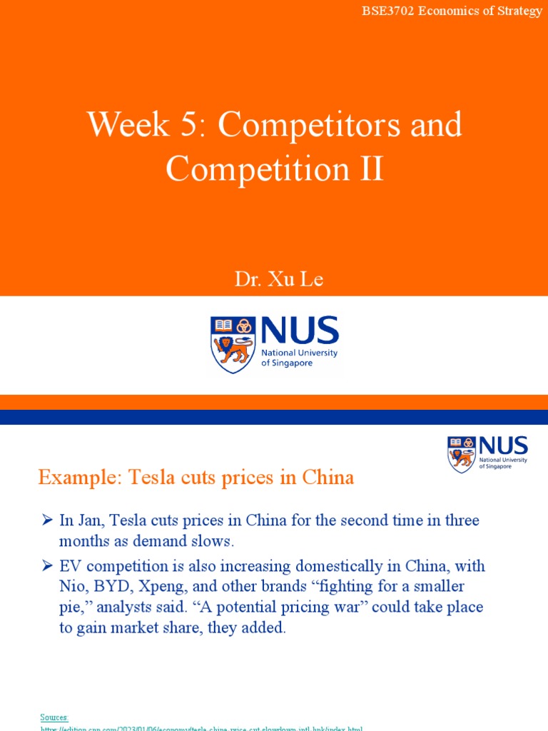 Week 5 Competitors and Competition II | PDF | Monopoly | Profit (Economics)