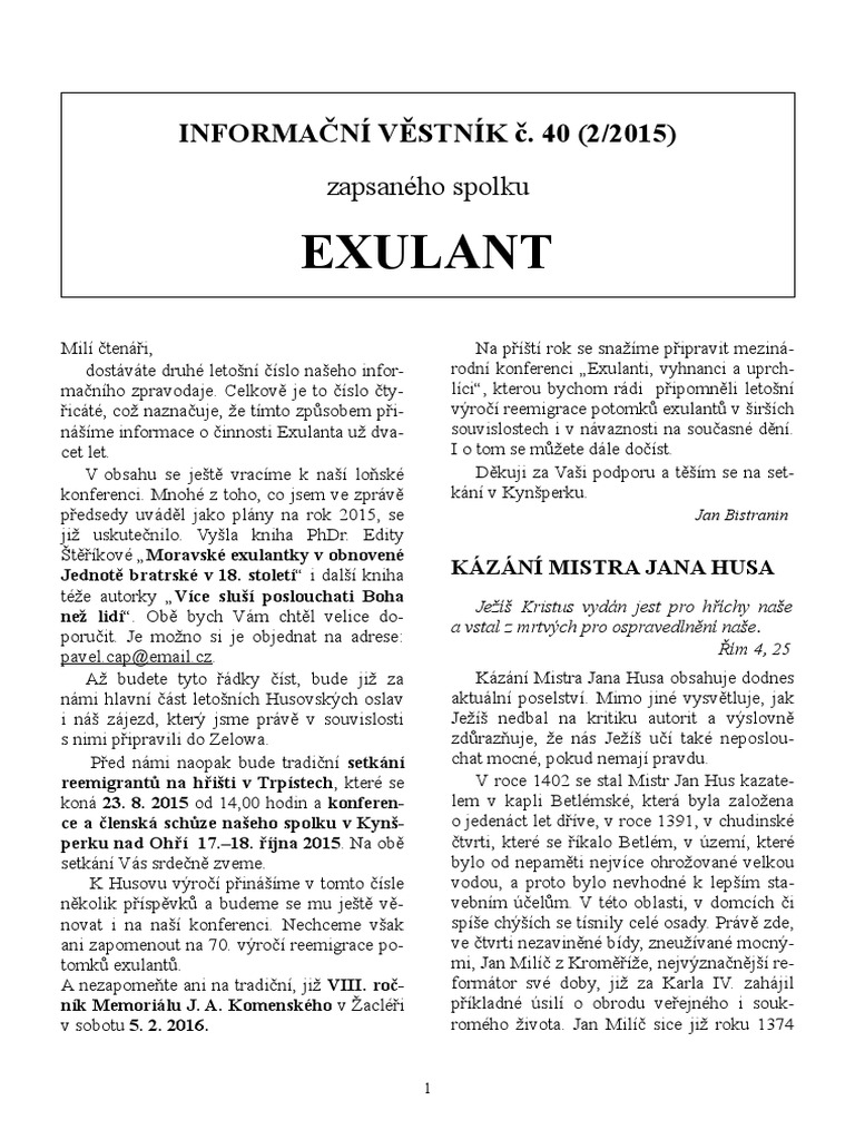 Exulant | PDF
