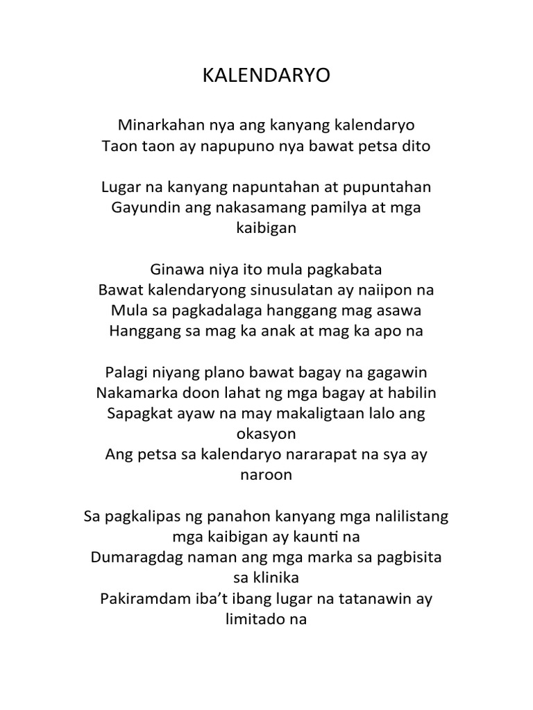 KALENDARYO | PDF