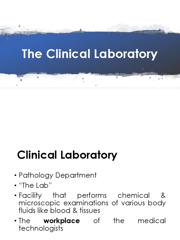 The Clinical Laboratory Notes | PDF | Pathology | Medical Specialties