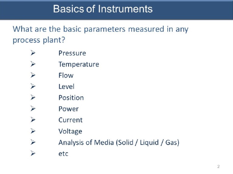 04 Instruments - Basics - 1 | PDF 04 Instruments - Basics - 1 | PDF