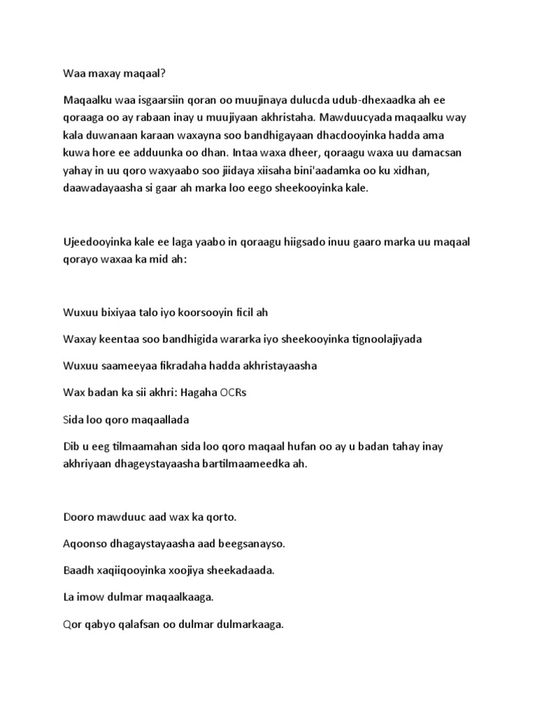 Waa Maxay maqaa-WPS Office | PDF