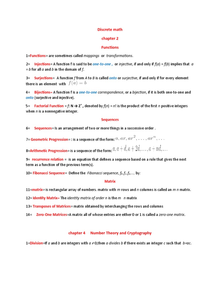 Discrete Math Final Exam | PDF | Vertex (Graph Theory) | Function ...