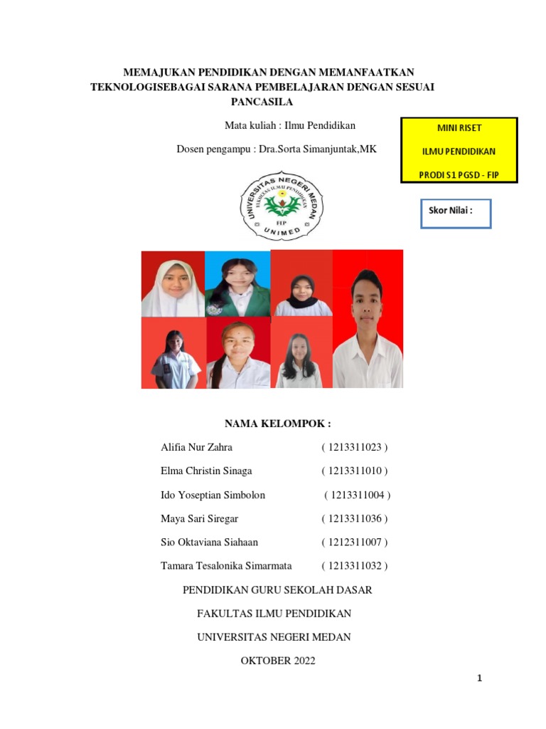 Mini Riset Ilmu Pendidikan | PDF