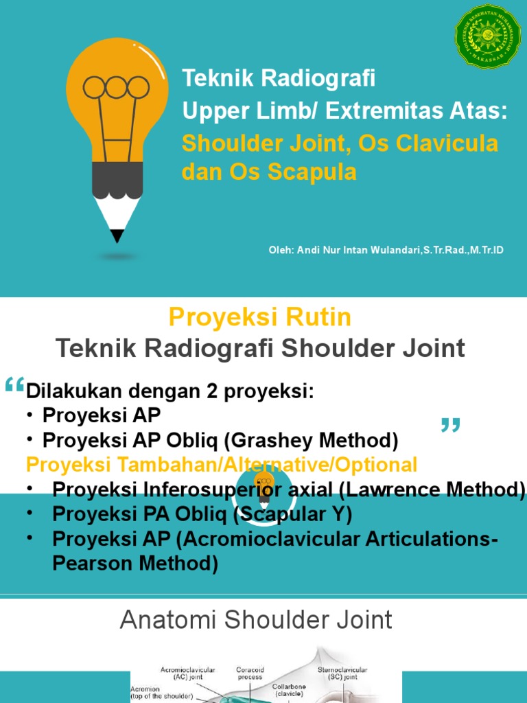 Teknik Radiografi Shoulder | PDF