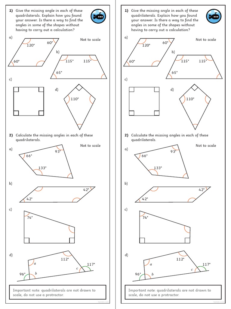 Angles in Special Quadrilaterals (2) | PDF | Elementary Geometry | Geometry