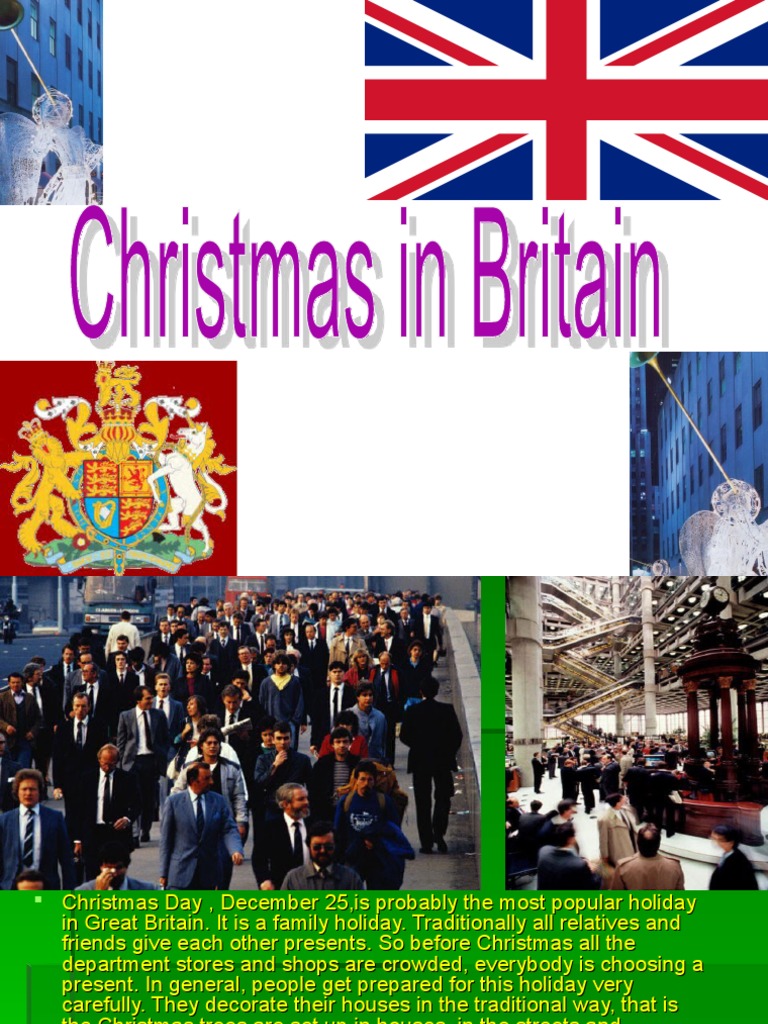 Christmas in Britain | PDF