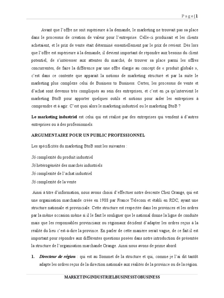 TP Tech de Neg Orale Et Ecrite | PDF | Sodles | Commercialisation