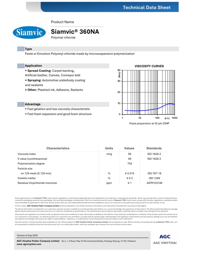 Epvc 360na | Download Free PDF | Polyvinyl Chloride | Materials