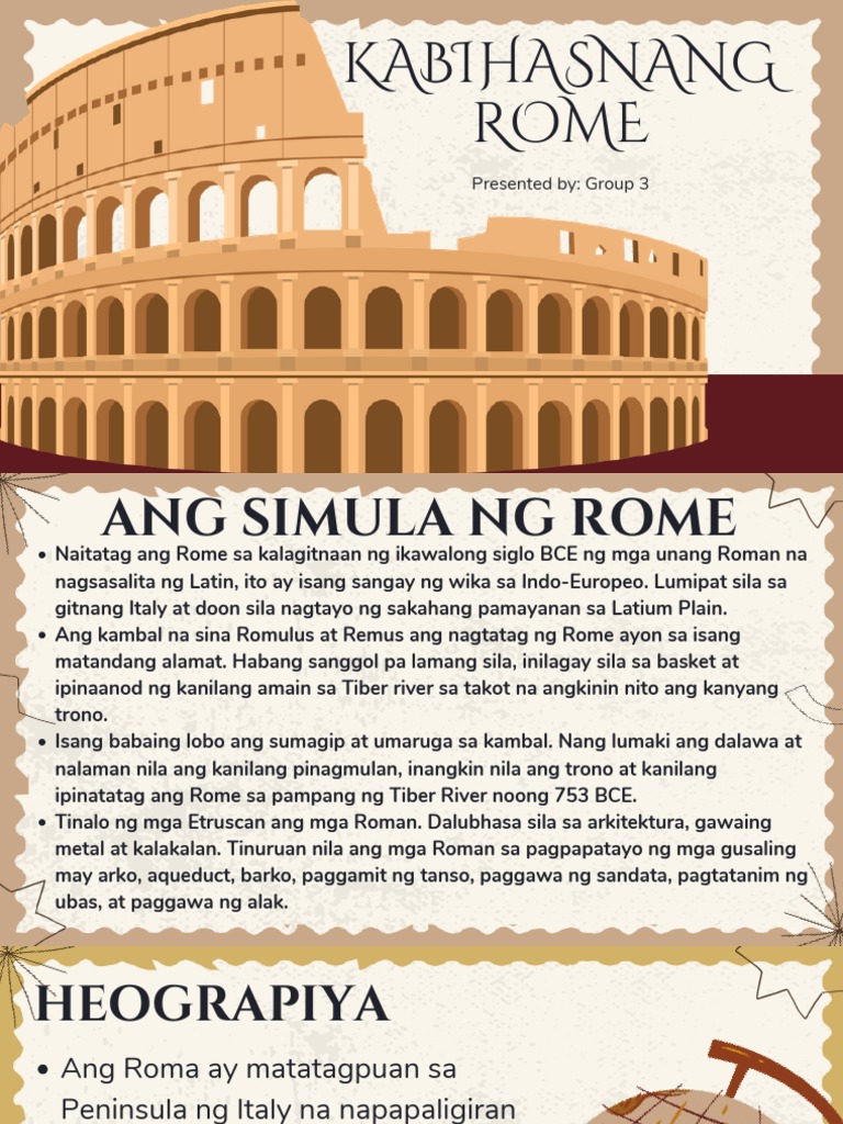 Kabihasnang Romano | PDF