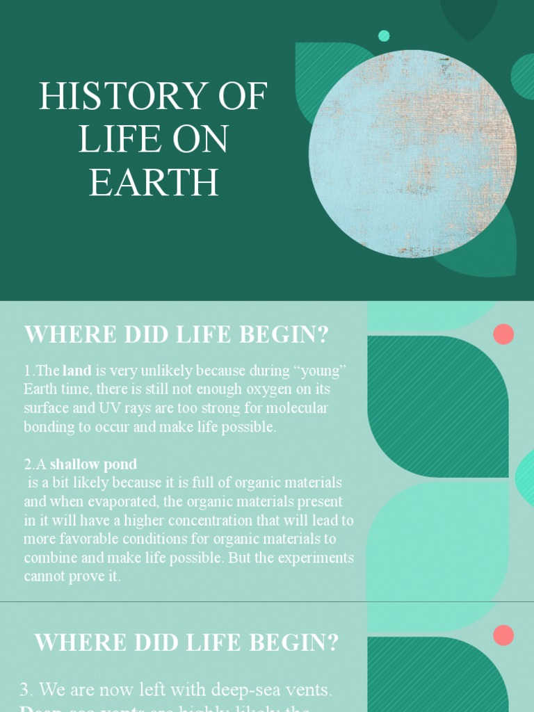 History of Life On Earth | PDF | Geologic Time Scale | Life