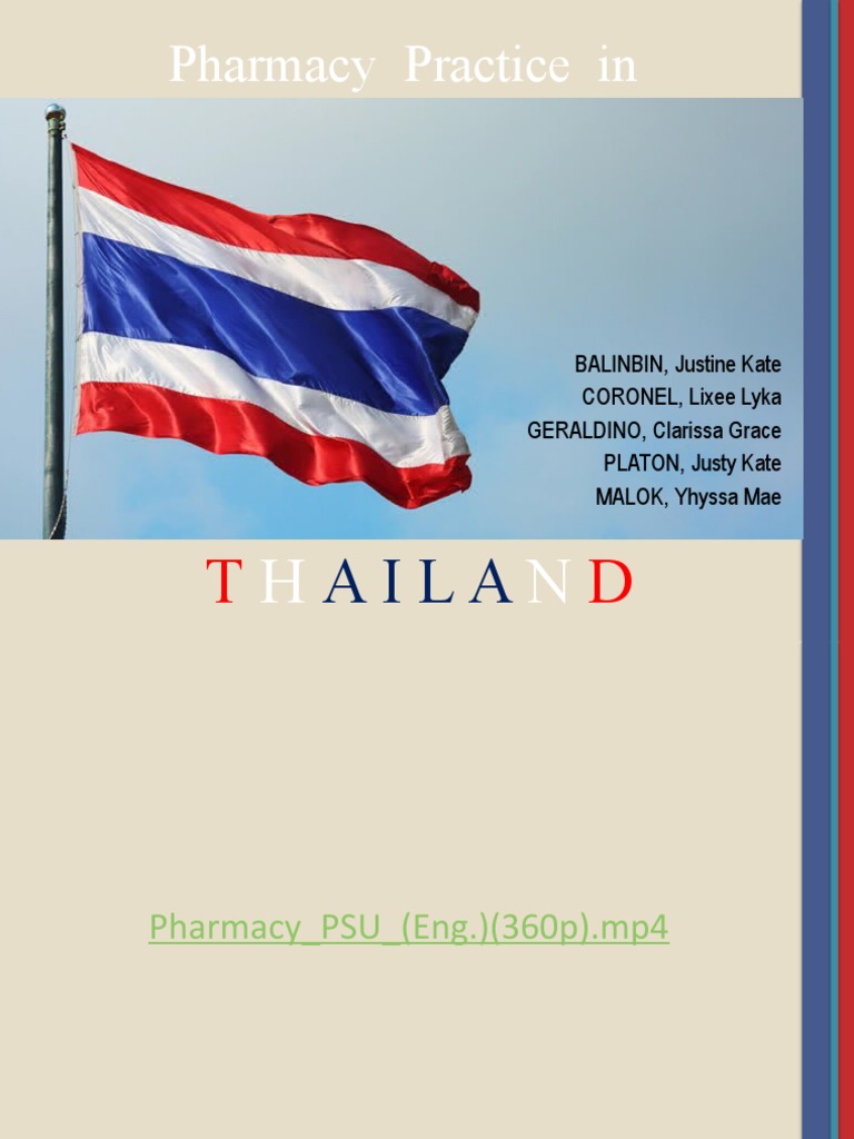 THAI | PDF | Pharmacy | Pharmacist