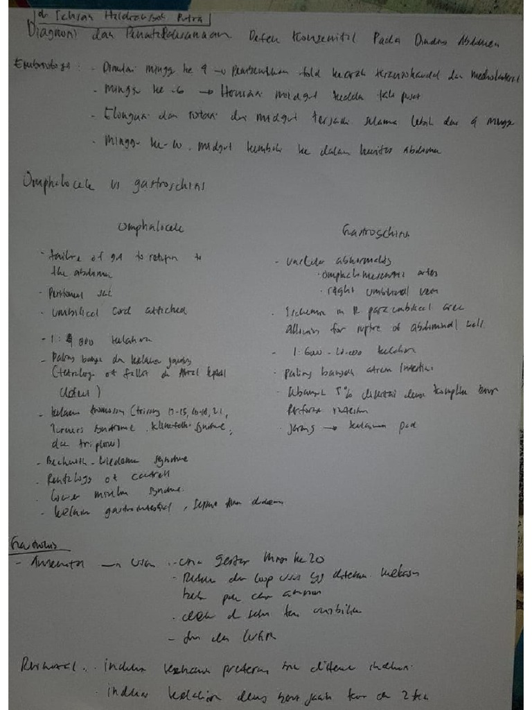 Tatalaksana Defek Dinding Abdomen HD | PDF