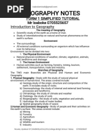 Form 2 Geography Notes: Weather & Climate | PDF | Weathering | Rock ...