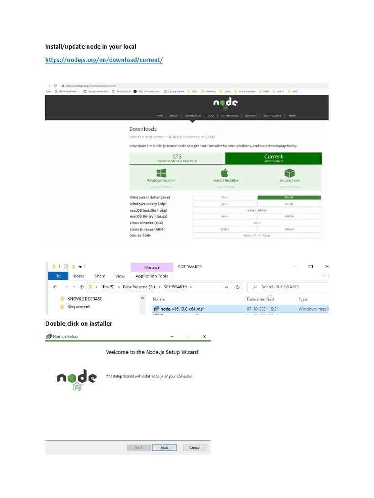 Nodejs Installation Guide | PDF