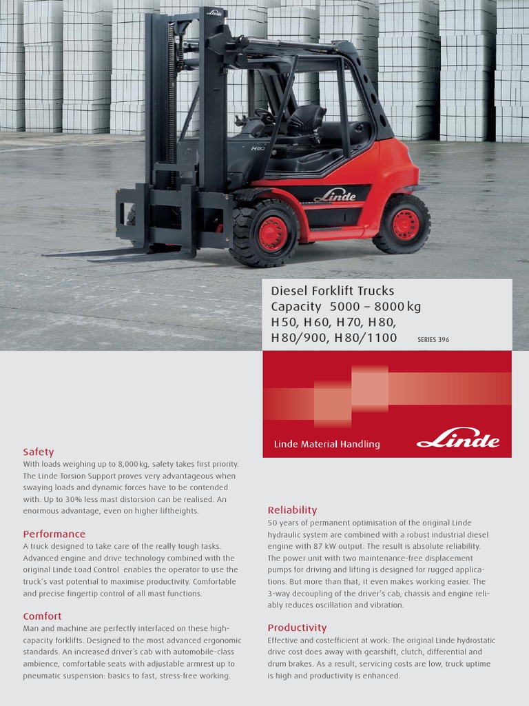 Linde H60 | PDF | Truck | Elevator