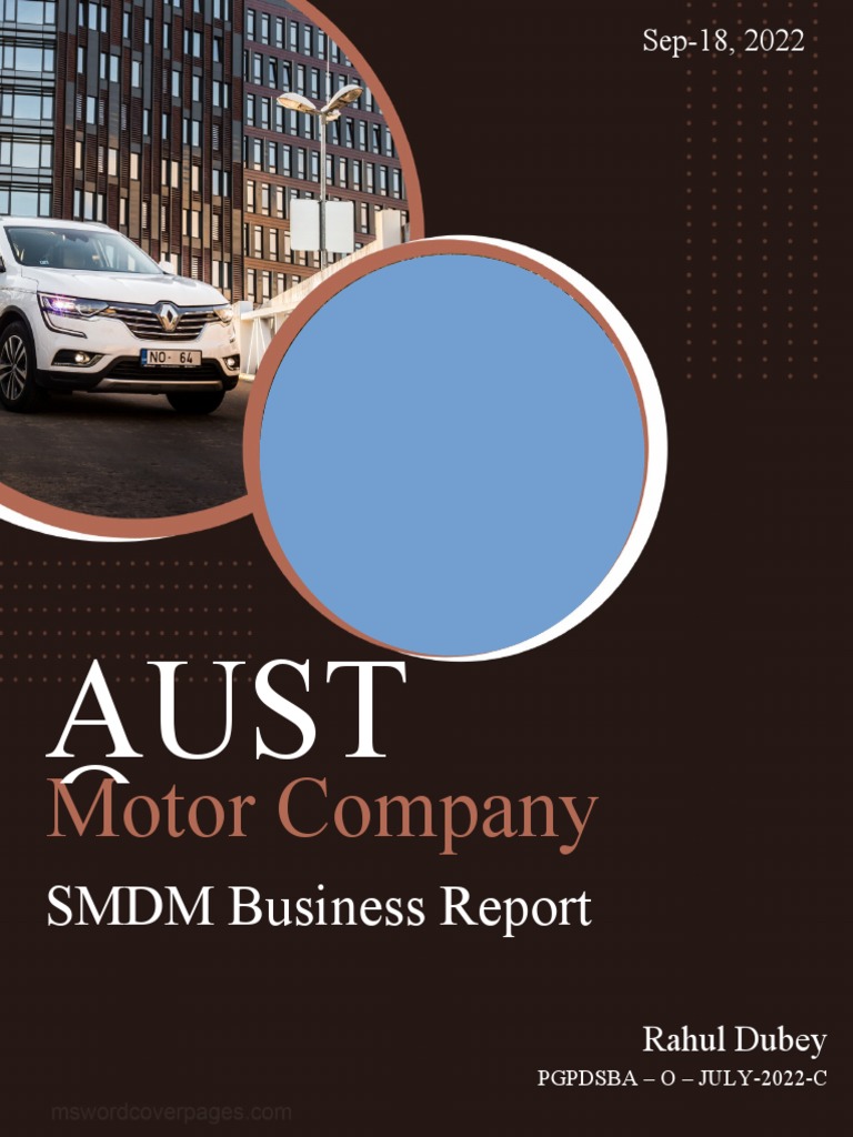 Business Report - 1 (Austo Automobies) | PDF | Statistics | Data