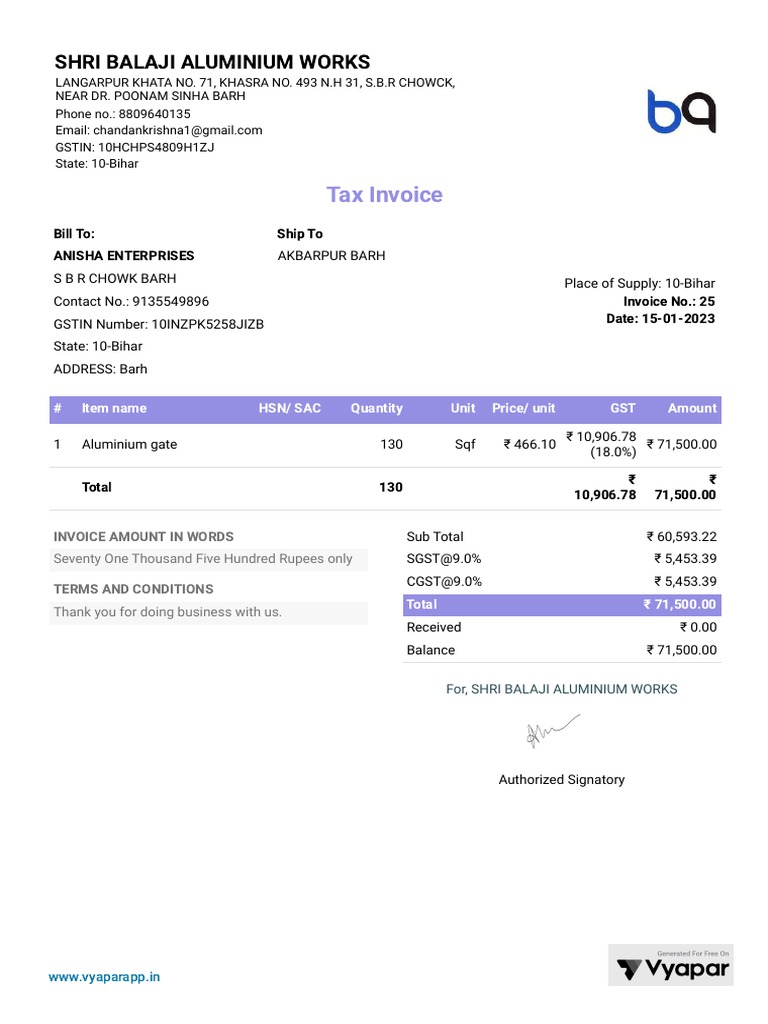 GST Bill | PDF