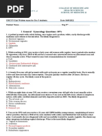 COC Nursing Exam Questions 2024 | PDF | Anxiety Disorder | Birth Control