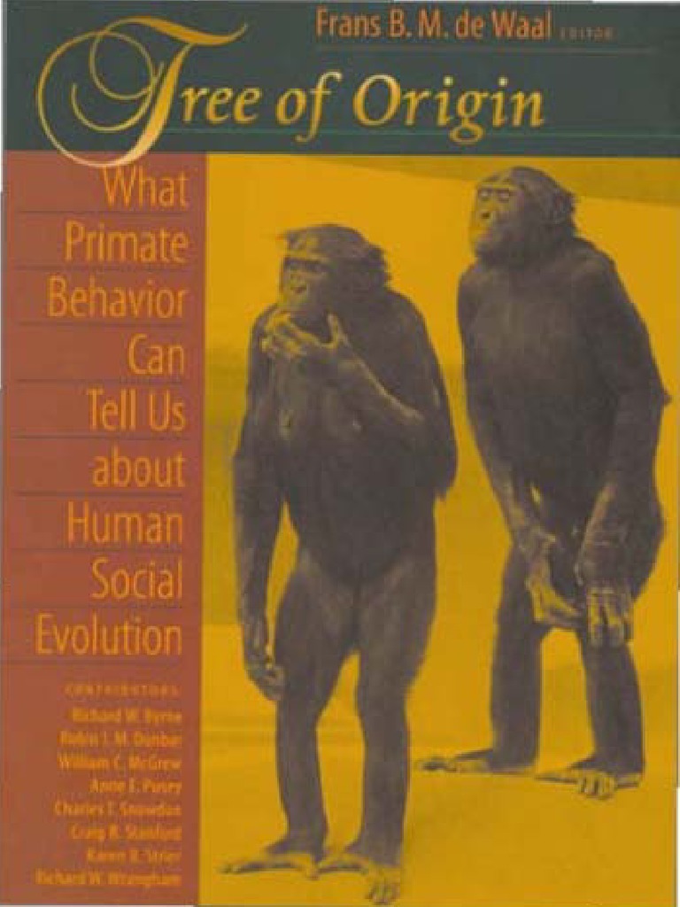 Tree of Origin What Primate Behavior Can Tell Us About Human Social ...