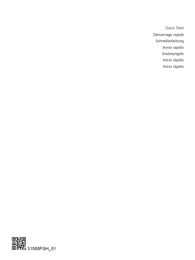 HUAWEI 4G Router 3 Prime Démarrage Rapide - (B818-263,01, FR) | PDF ...