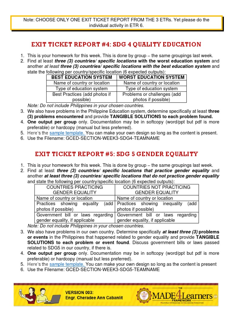 Week3 CoursewareRequirement SSP032 GCED | PDF