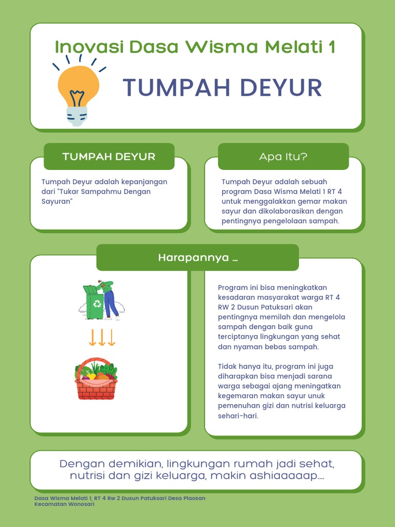 Inovasi Dasa Wisma Melati 1 | PDF | Teknologi & Rekayasa