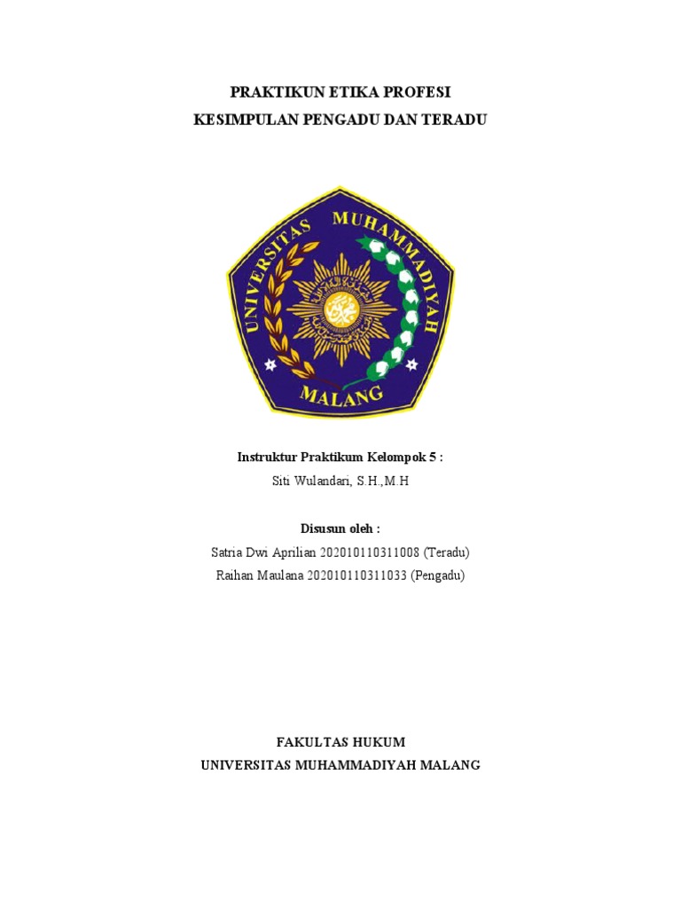 Kesimpulan Etprof | PDF