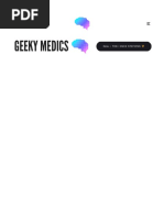 Geeky Medics OSCE Revision Book | PDF | Health Care | Medicine