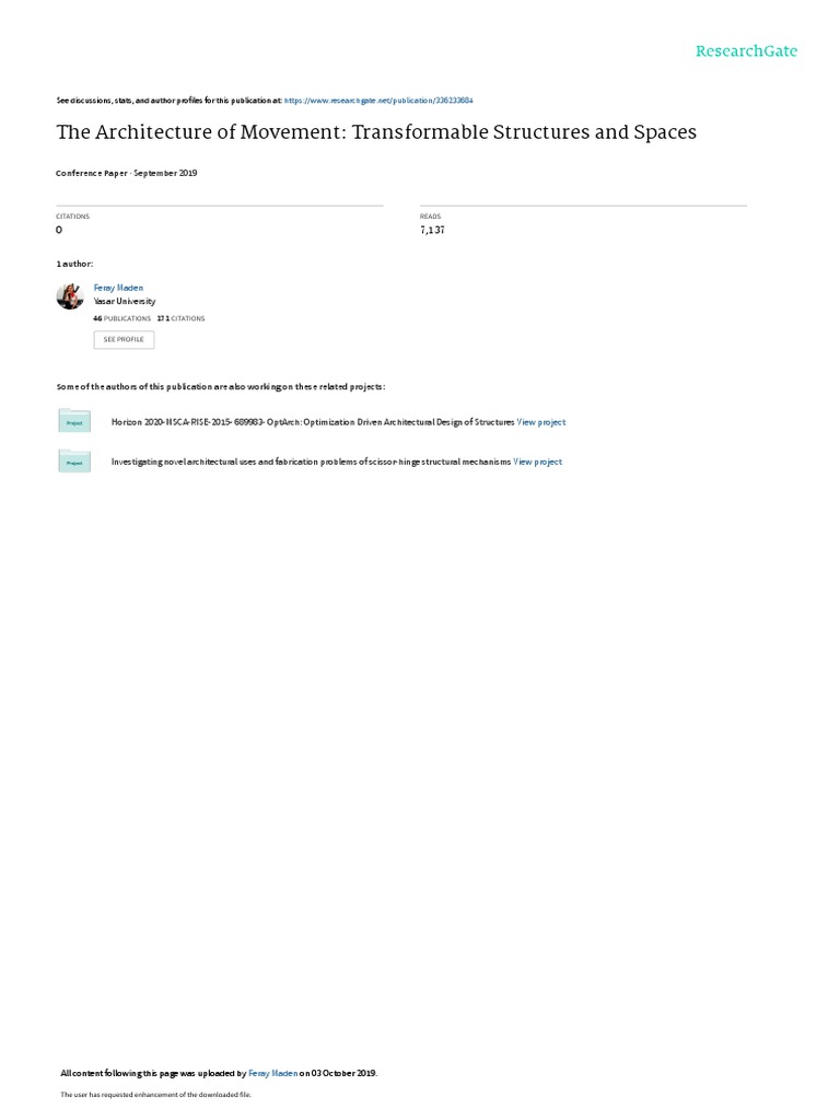 The Architecture Of Movement Transformable Structures And Spaces Pdf Bridge Dome