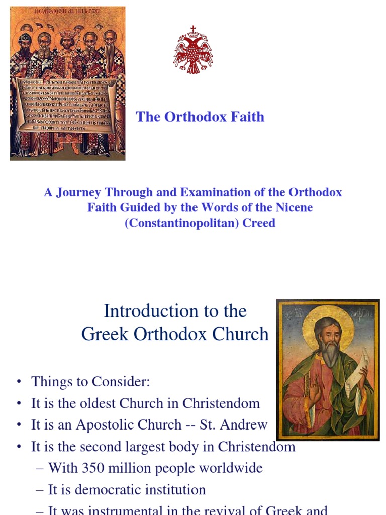 1603-601-Intro To Orthodoxy Through The Creed March 2016 | PDF ...