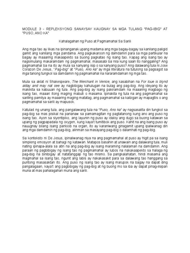 Ged117 Activity 3 | PDF