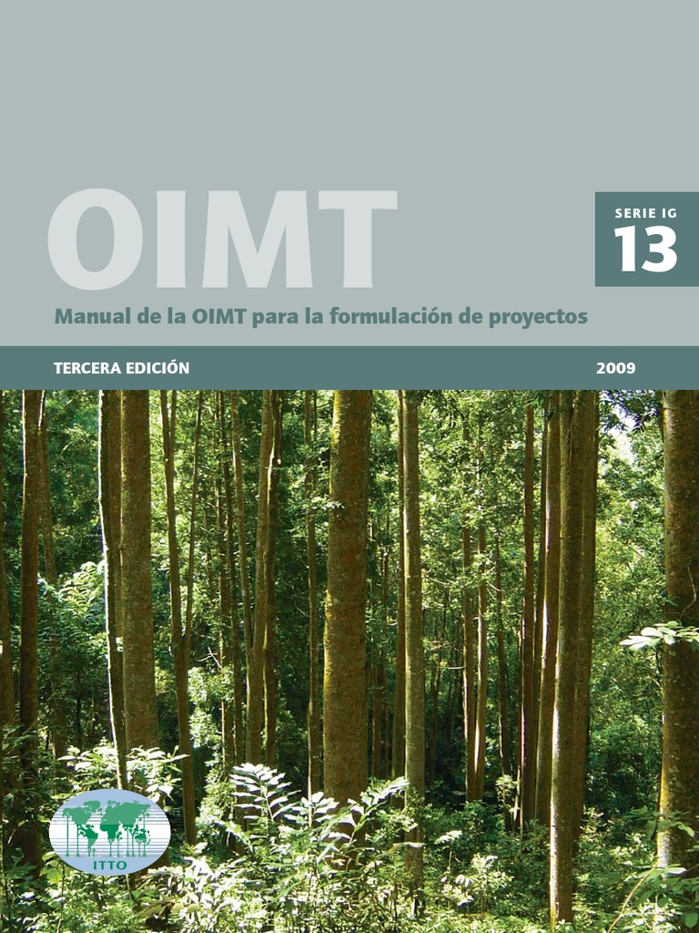 S-Manual OIMT para La Formulacion de Proyectos | PDF | Los bosques ...