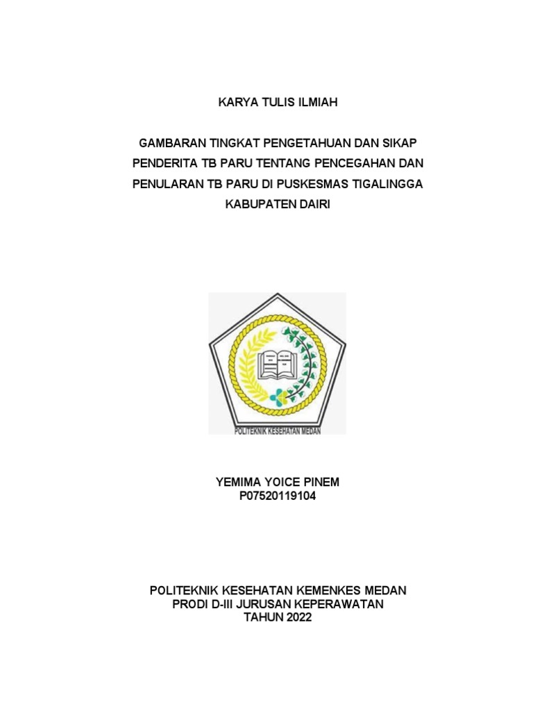 PDF KTI YEMIMA - 3B - D3 Yemima Yoice Pinem | PDF | Pengembangan Diri | Sains & Matematika