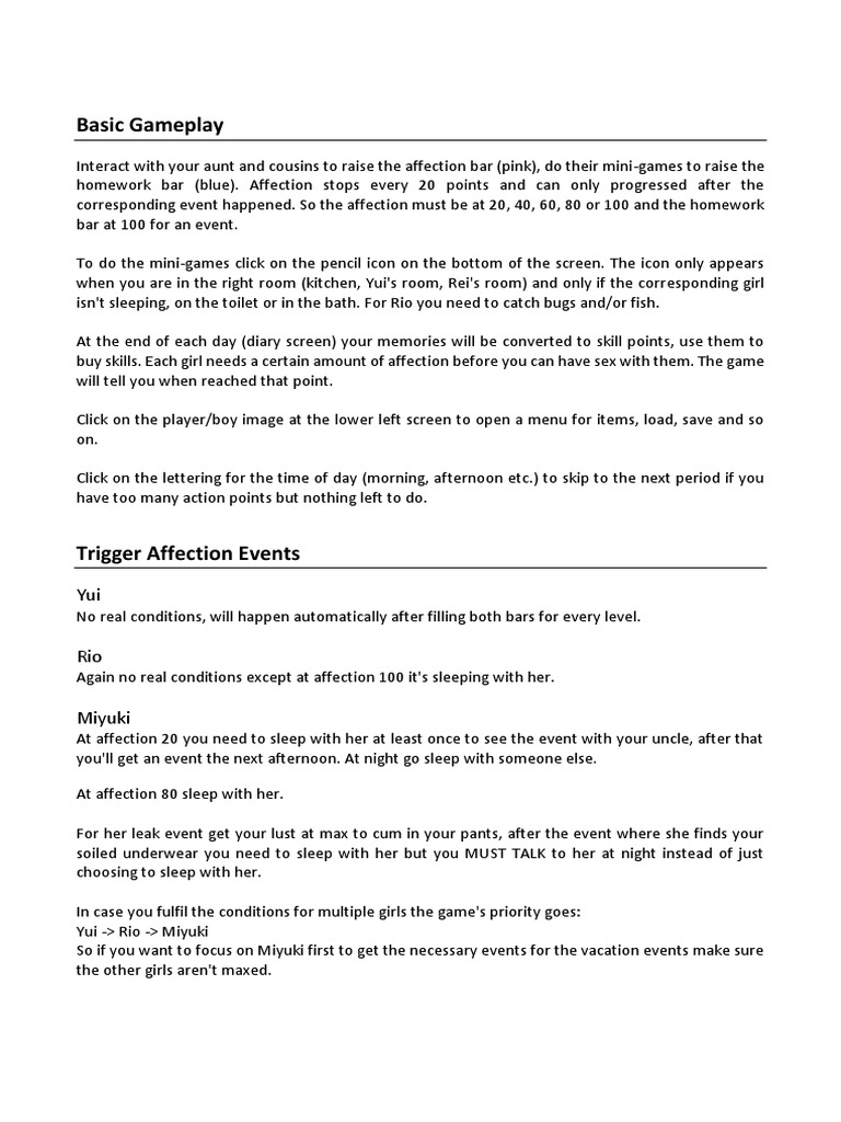 Basic Gameplay | PDF