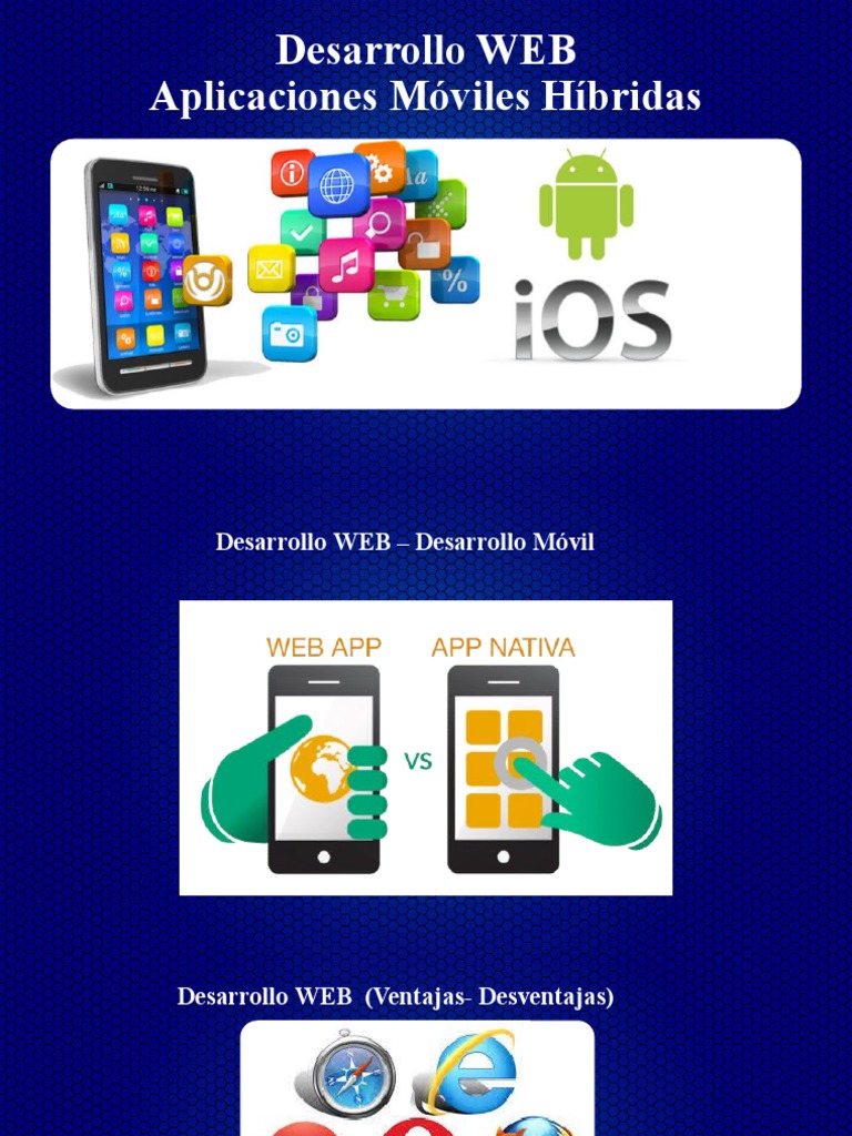 Desarrollo Aplicaciones Híbridas | PDF | Aplicación movil | Software de la aplicacion
