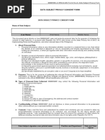 KVAC Data Privacy Consent Form | PDF | Information | Consent