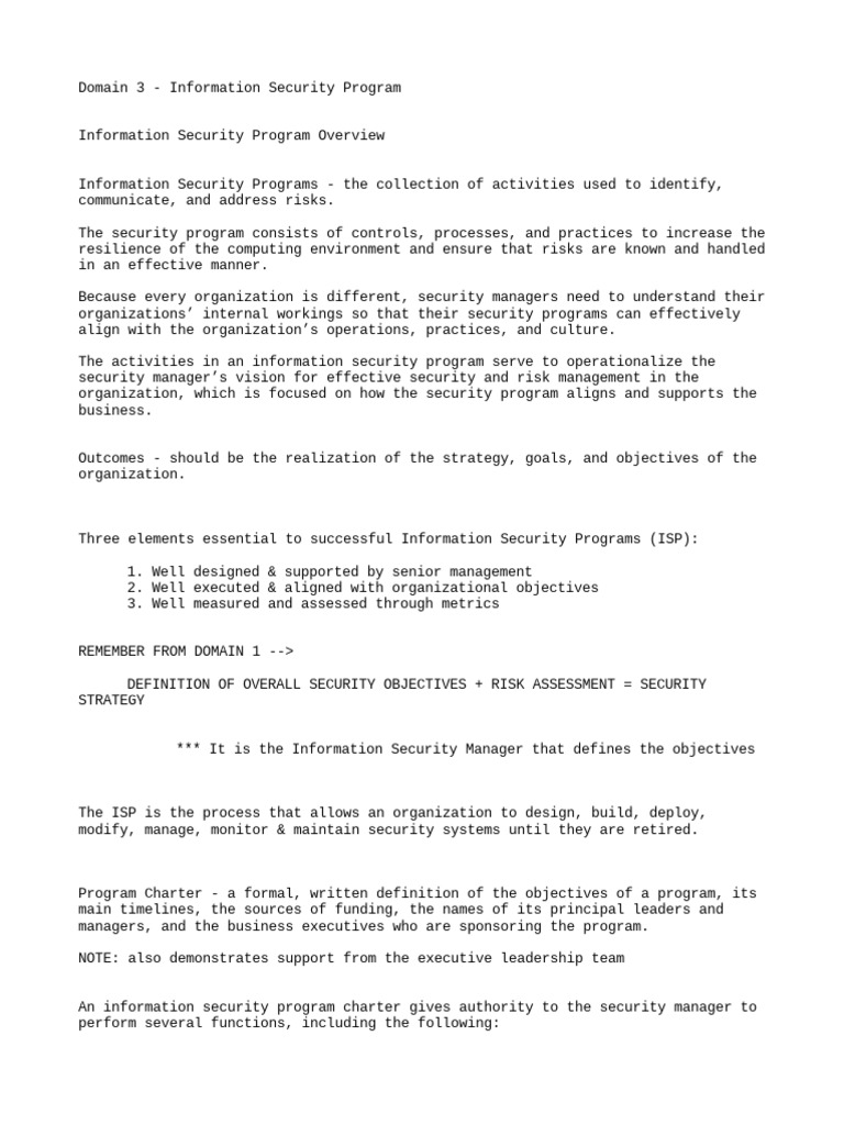 Information Security Program Pdf Cloud Computing Information Security