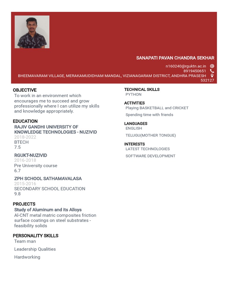 Sekhar Resume | PDF