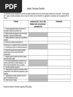 Sterile Processing Checklist | PDF | Sterilization (Microbiology ...