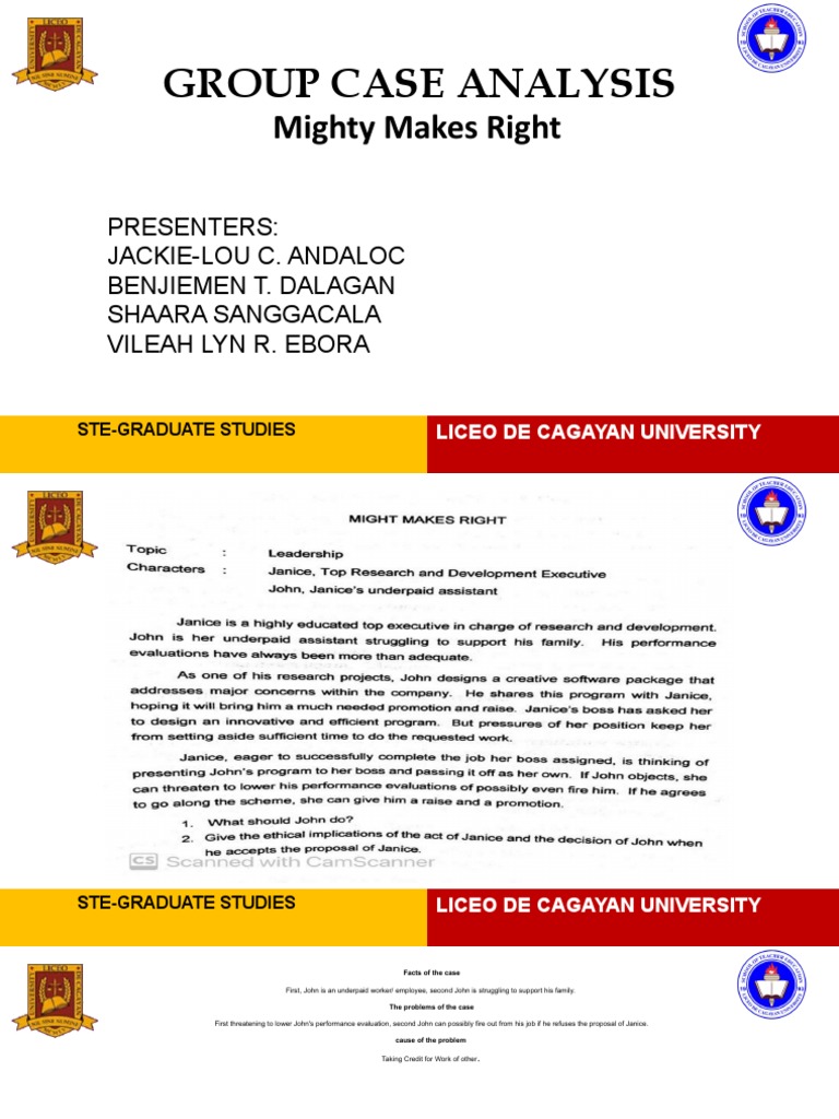 1 CASE ANALYSIS Executive Manage and Professional ANDALOC Autosaved 1 | PDF | Organizational ...