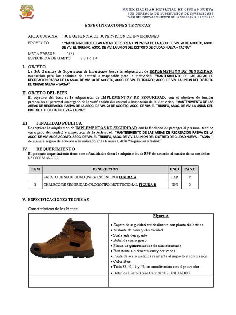 ET_IMPLEMENTOS DE SEGURIDAD | PDF