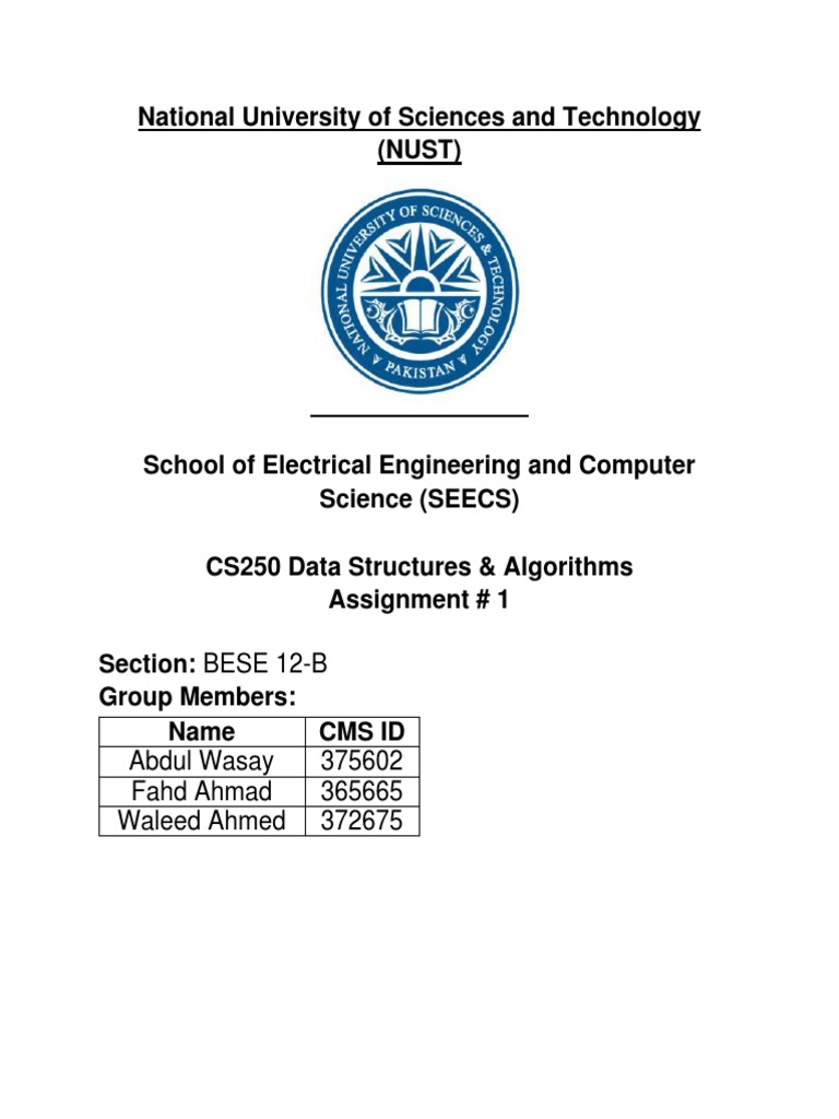 Dsa Assignment 1 Pdf Pointer Computer Programming Computer Programming