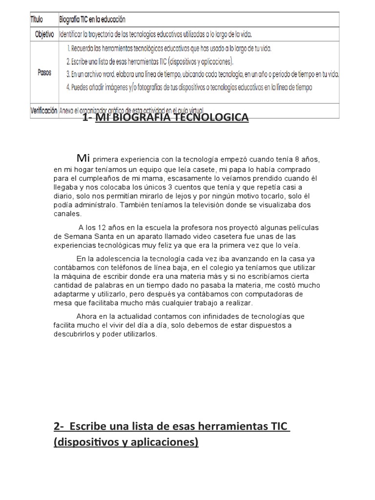 Biografia Tecnologico | PDF | Informática