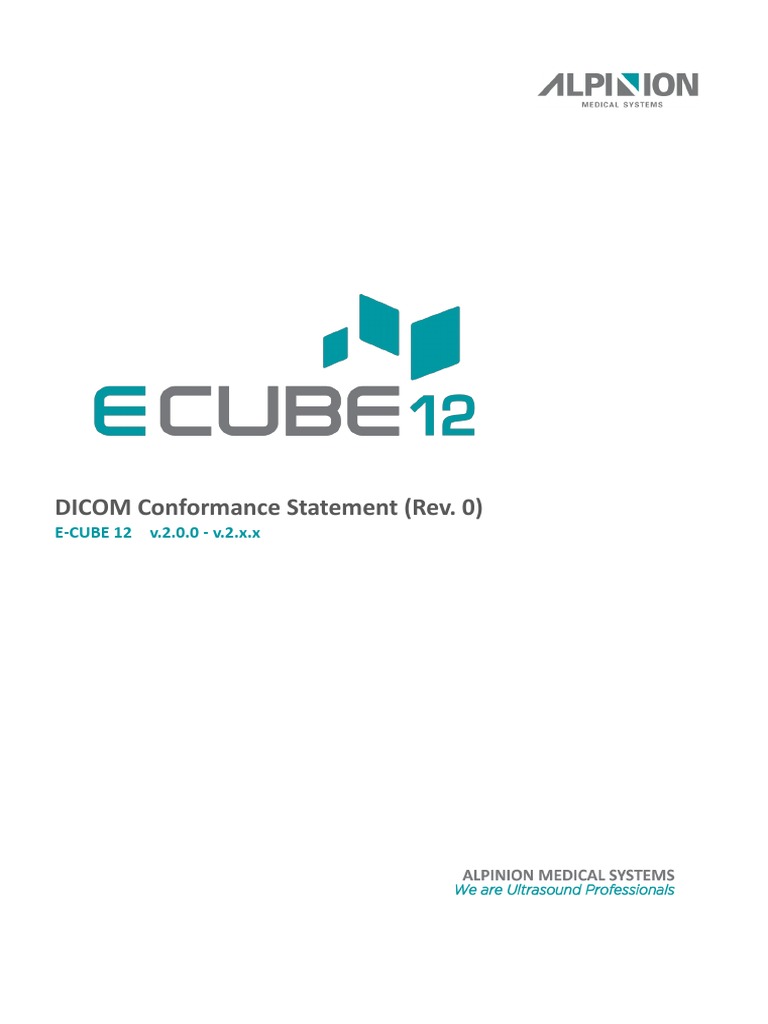 E-CUBE 12 DICOM Conformance Statement | PDF | Heart Valve | Computer Network